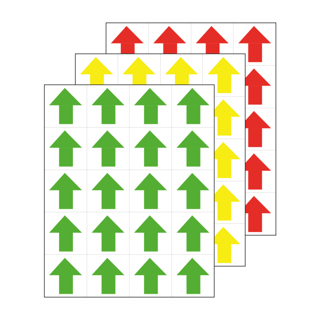 Magnetic Printed Arrows (Sheet of 20) - Magiboards USA