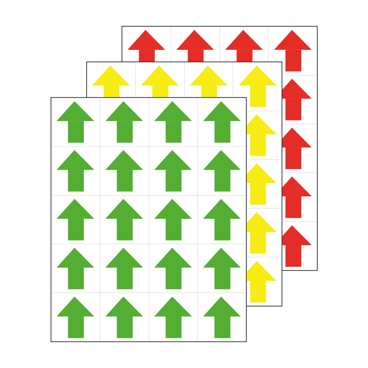 Magnetic Printed Arrows (Sheet of 20) - Magiboards USA