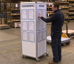 Magnetic Mobile Cube Whiteboards - Magiboards USA