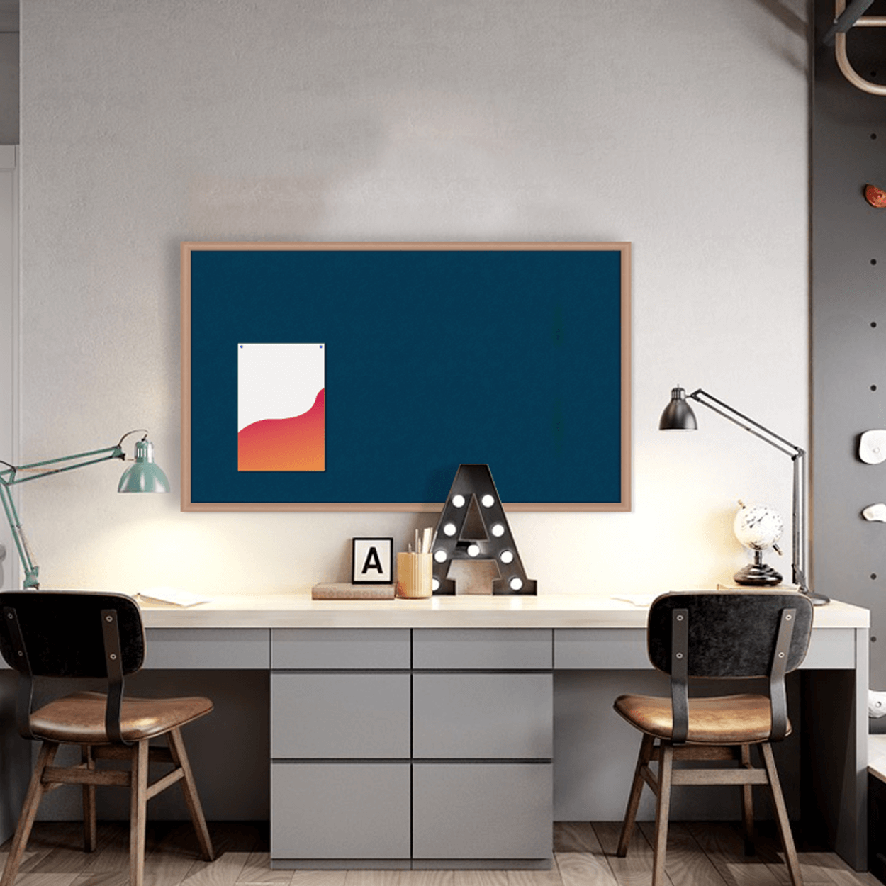 Fabric Tack Boards with Aluminum Frame - Magiboards USA