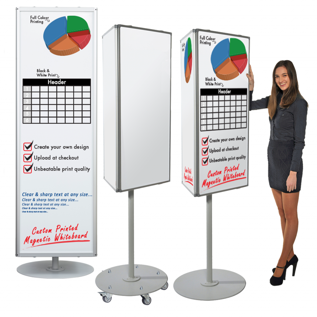 Huddle Board Rotating 3 or 4 Sided Whiteboard – Magiboards USA