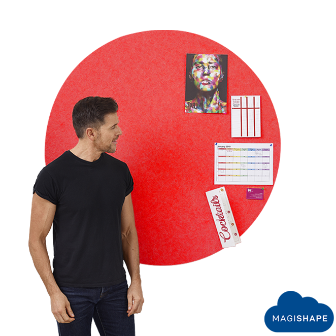 Magishape Circle Tack Board - Magiboards USA