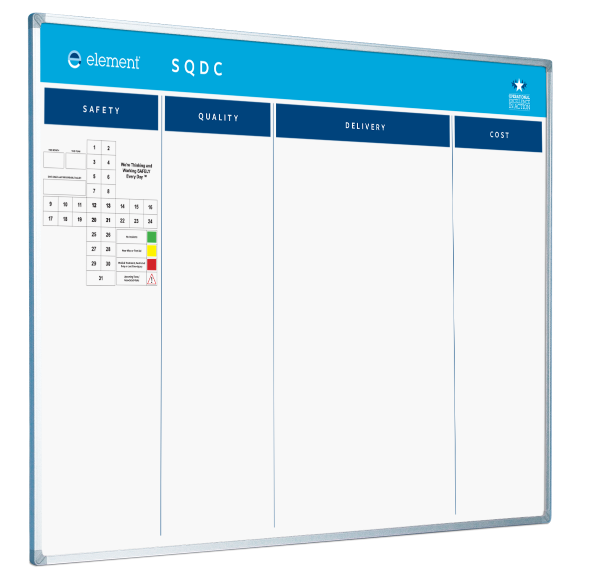 MAXI SQDC Board 6' x 4' - Magiboards USA