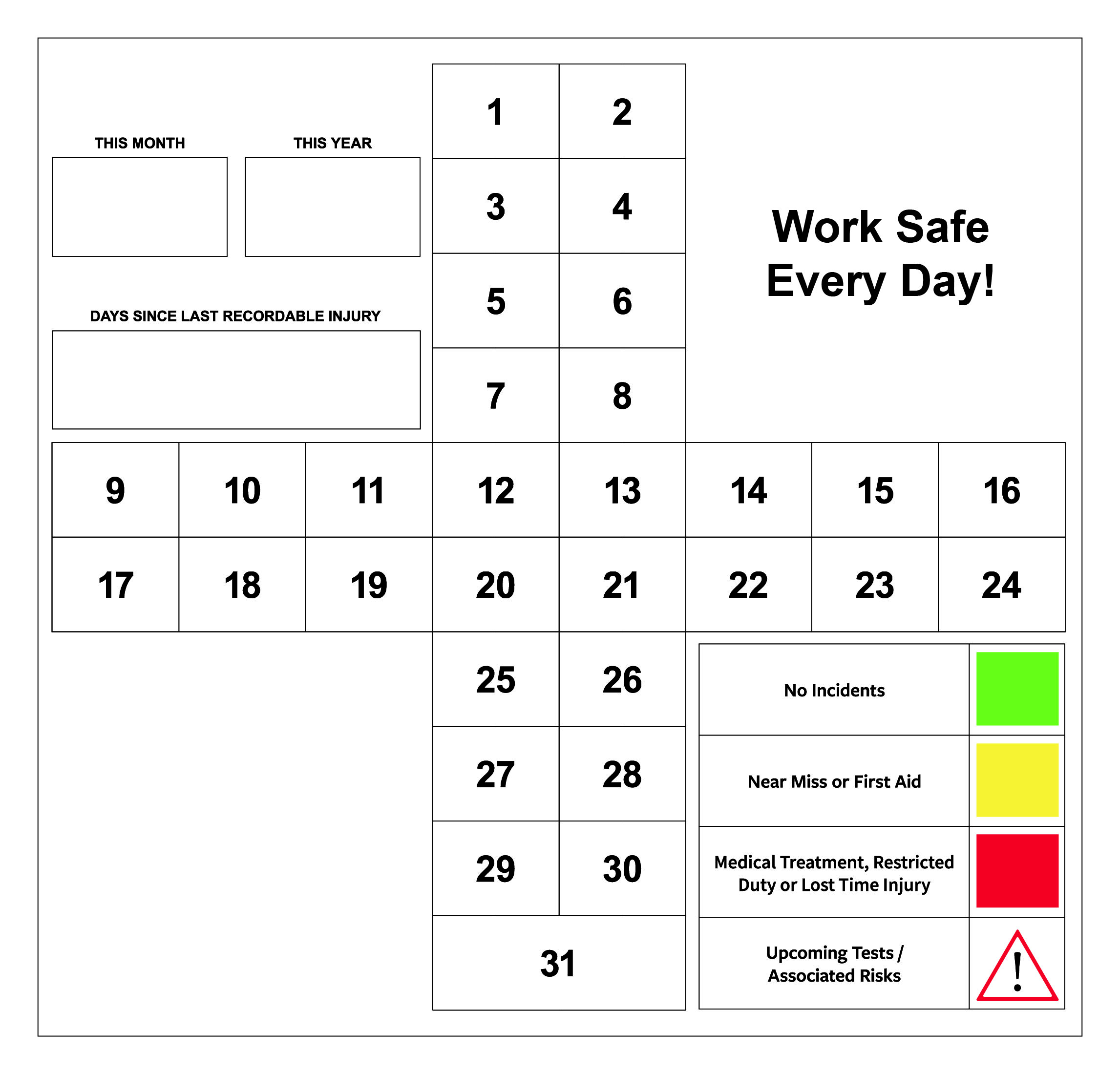 What are the benefits in LEAN of the Safety Tracker? - Magiboards USA
