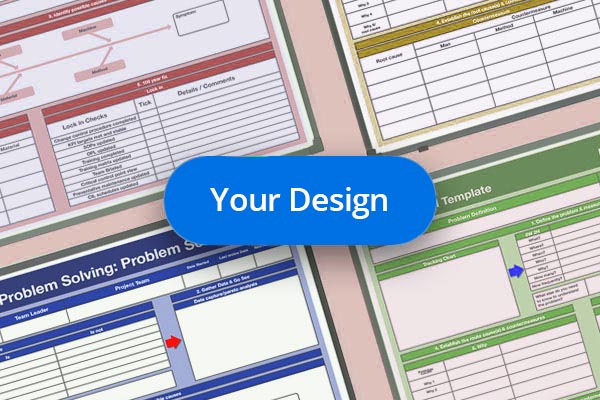 Standard Lean Visual Management Whiteboards - Magiboards USA