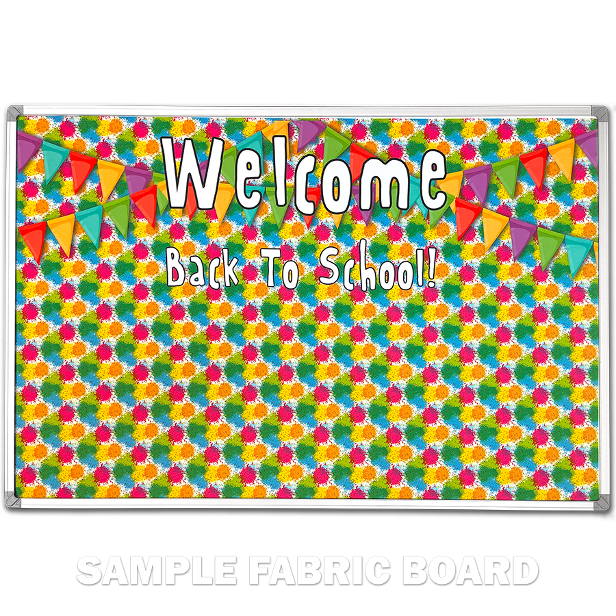 Printed Fabric Tack Board – Magiboards USA