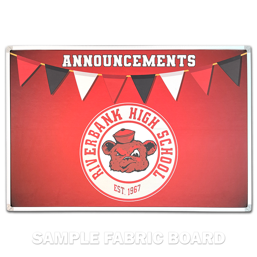 Printed Fabric Tack Board – Magiboards USA
