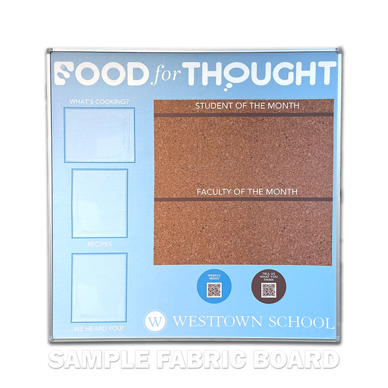 Printed Fabric Tack Board – Magiboards USA