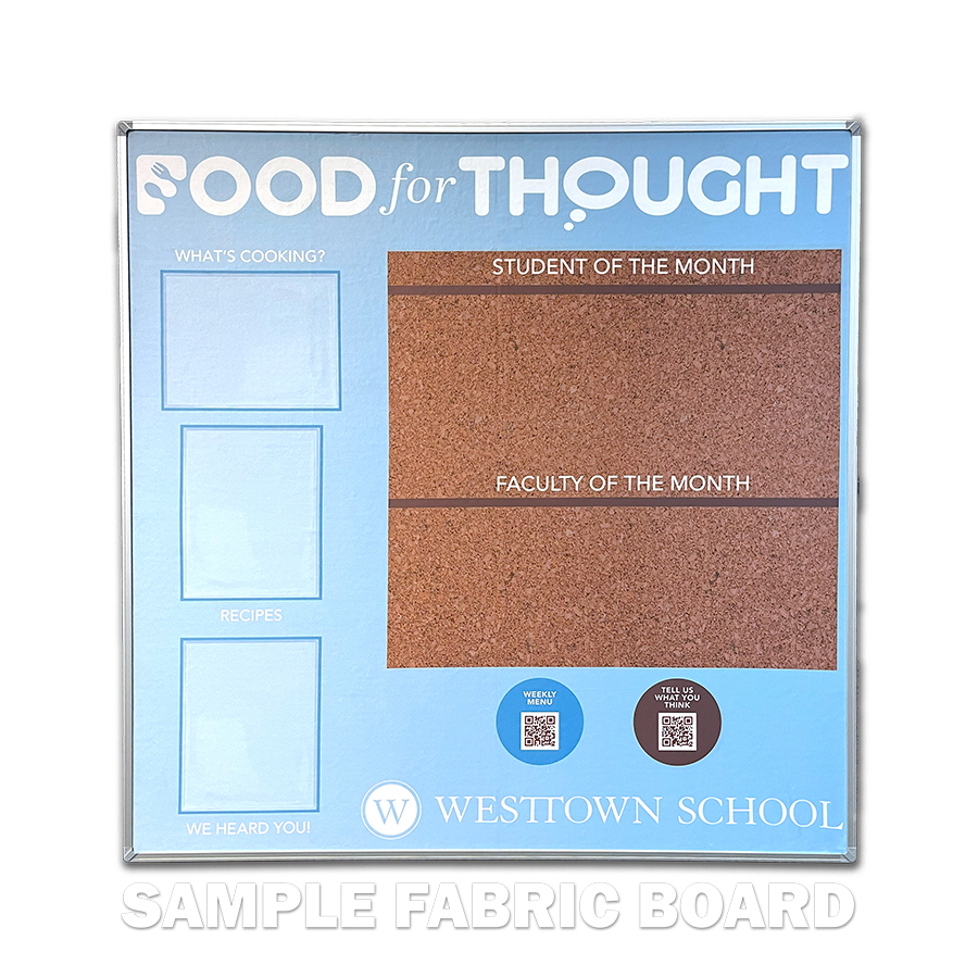 Printed Fabric Tack Board – Magiboards USA